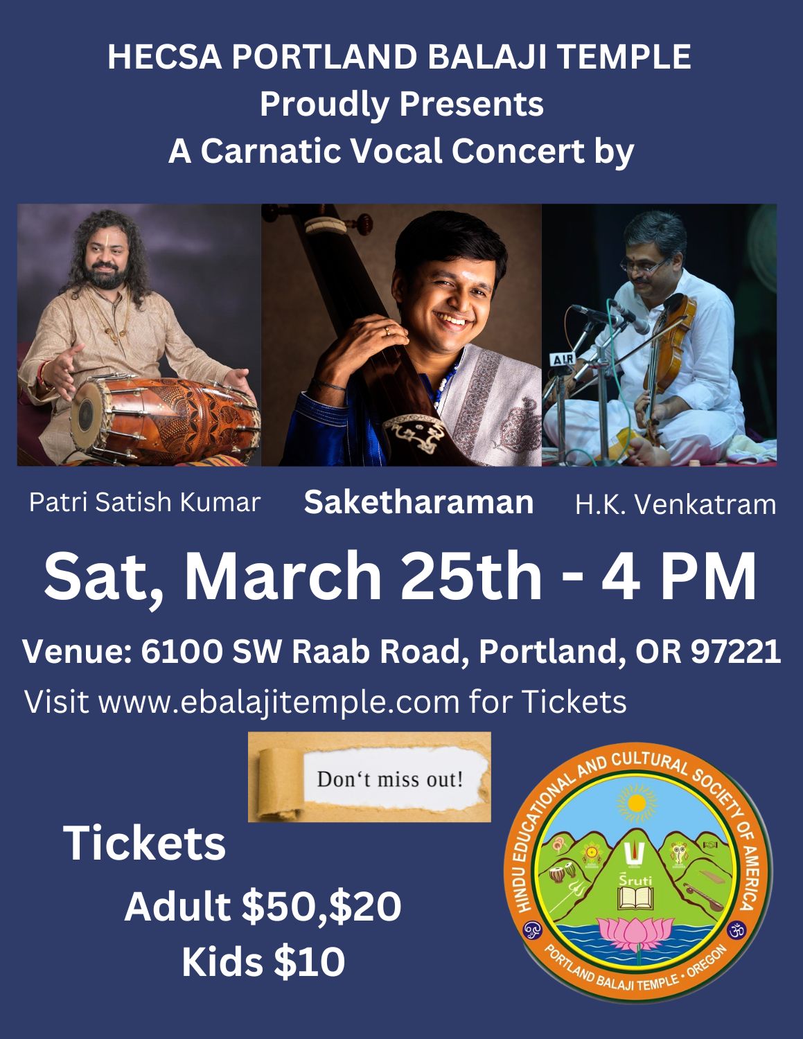 HECSA - Portland Balaji Temple